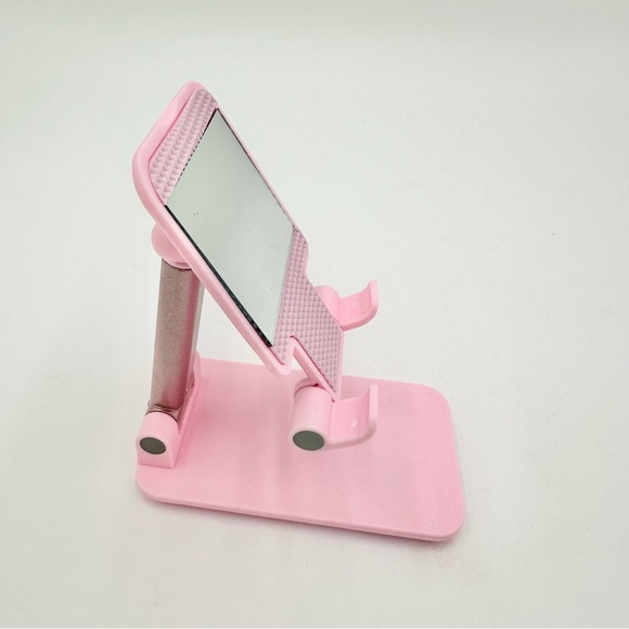 Office | Phone Holder With Mirror Pink | Poshmark